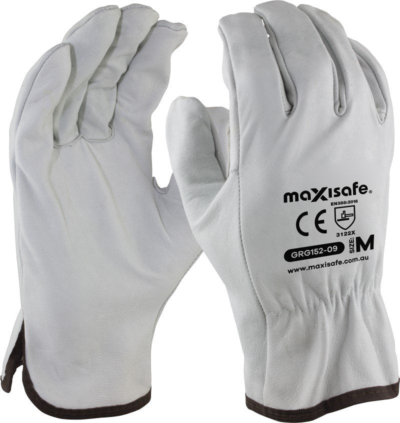 Gloves Leather Rigger Full Grain Maxisafe — Eastern Welding Supplies VIC