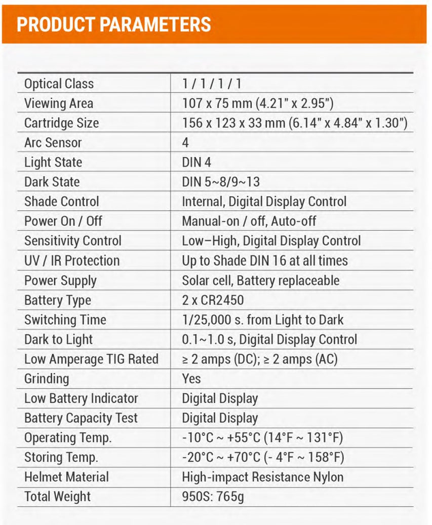 Welding Helmet Tecmen Iexp 950 Xlarge Lens — Eastern Welding Supplies VIC
